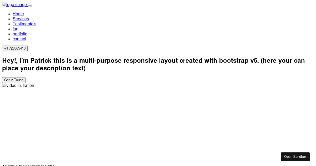bootstrap-v5 - Codesandbox