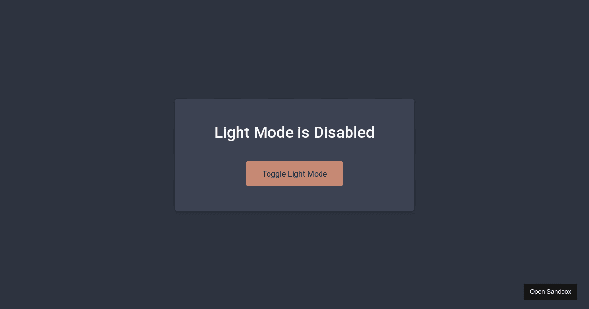 Light-Theme-and-Dark-Theme-BEFORE - Codesandbox