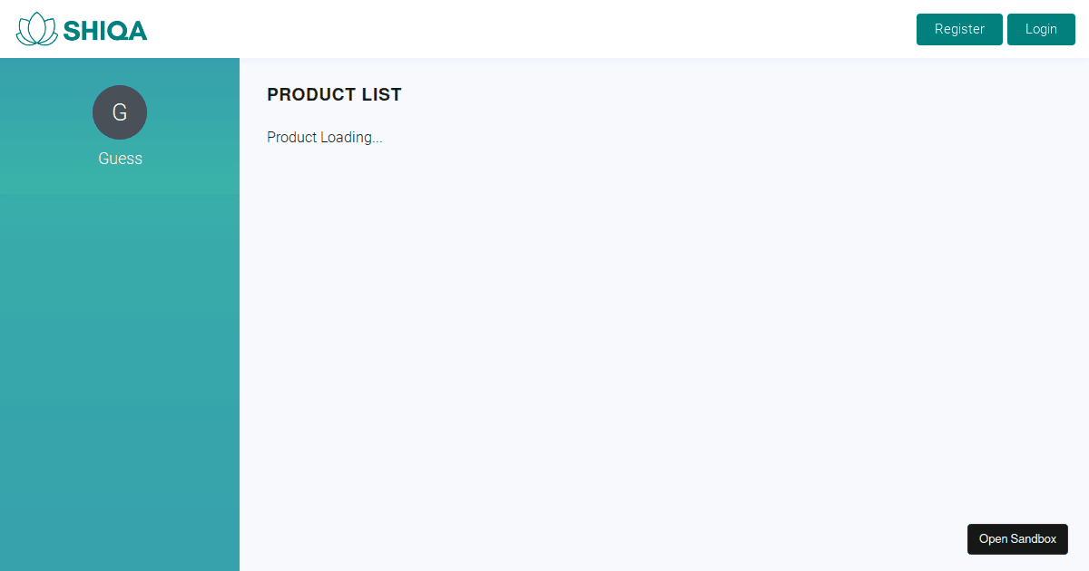 react-shop - Codesandbox
