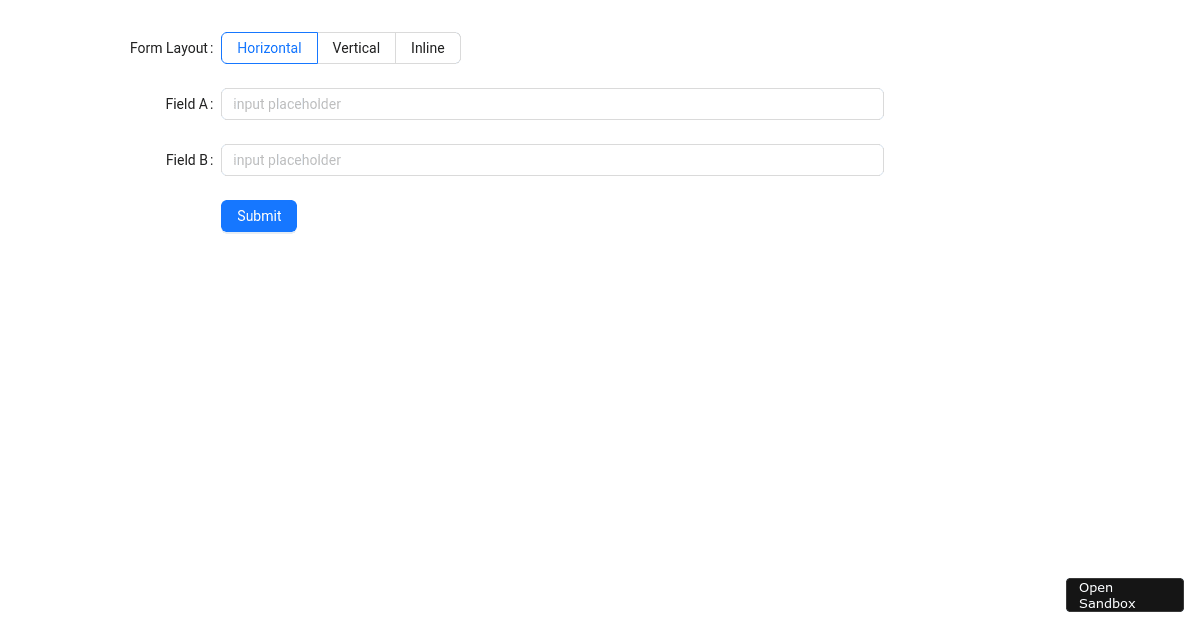 Form Layout - antd@5.0.7 - Codesandbox Form Layout - antd@5.0.7 - Codesandbox