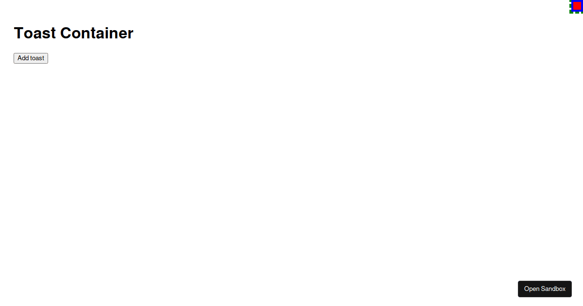 toast-container-styles - Codesandbox