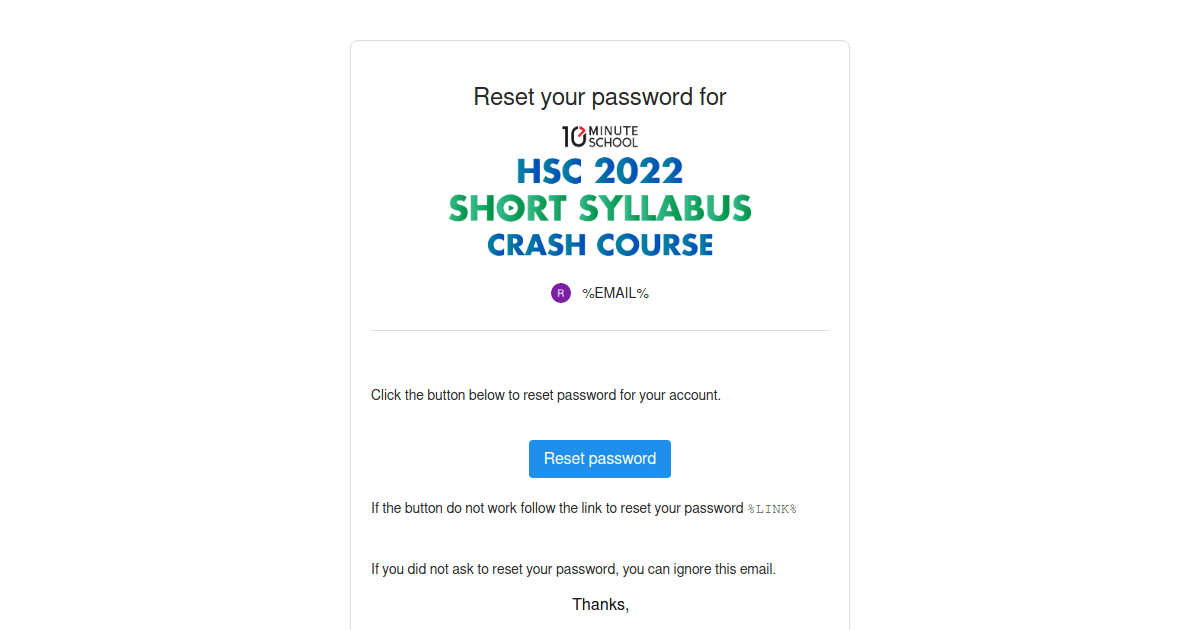 Firebase Password Reset Template Codesandbox