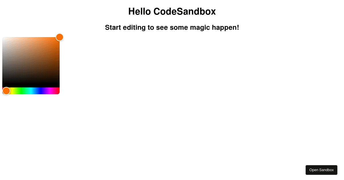 React Finland 2021 - Codesandbox
