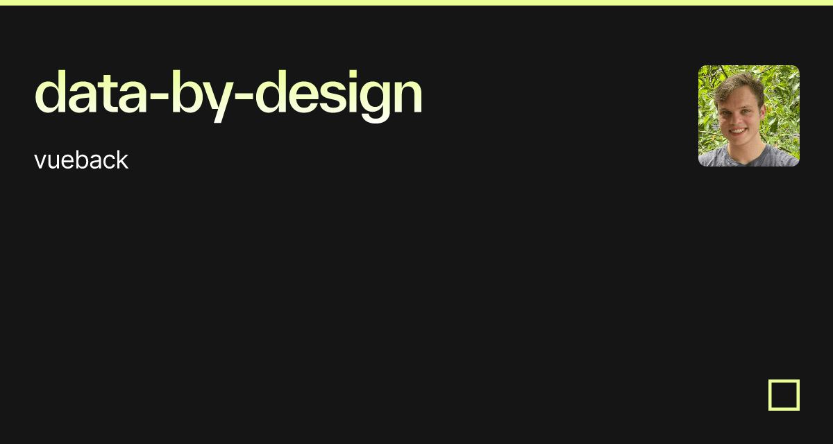data-by-design - Codesandbox