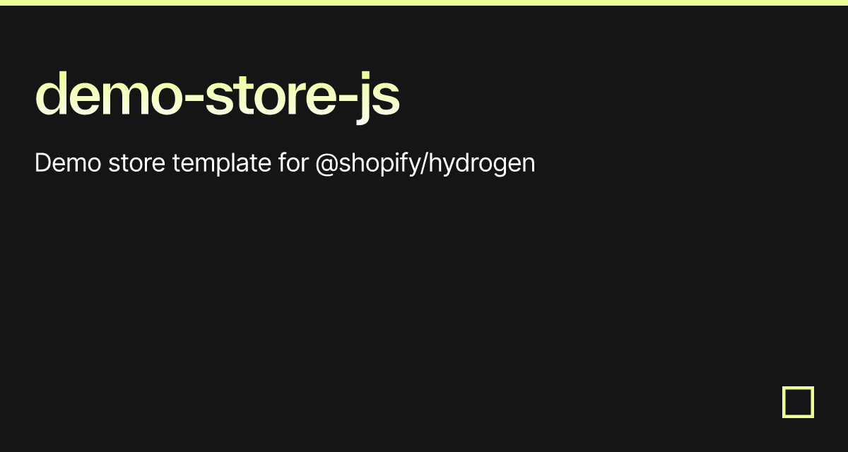 demo-store-js - Codesandbox