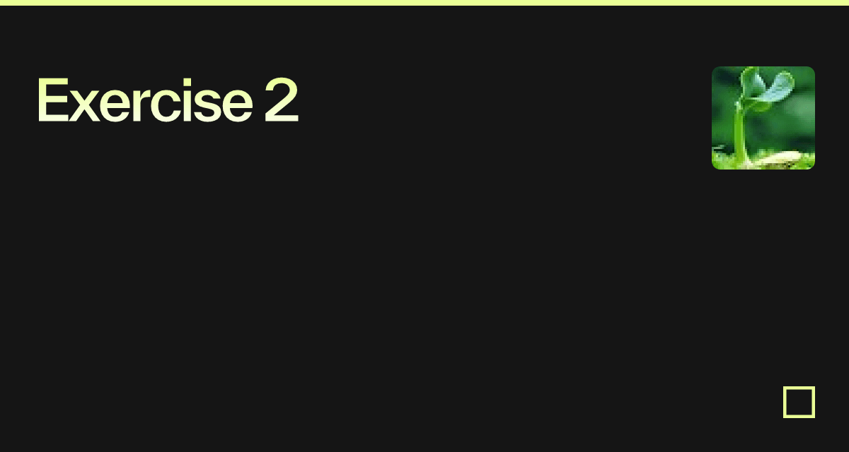 Exercise 2 - Codesandbox