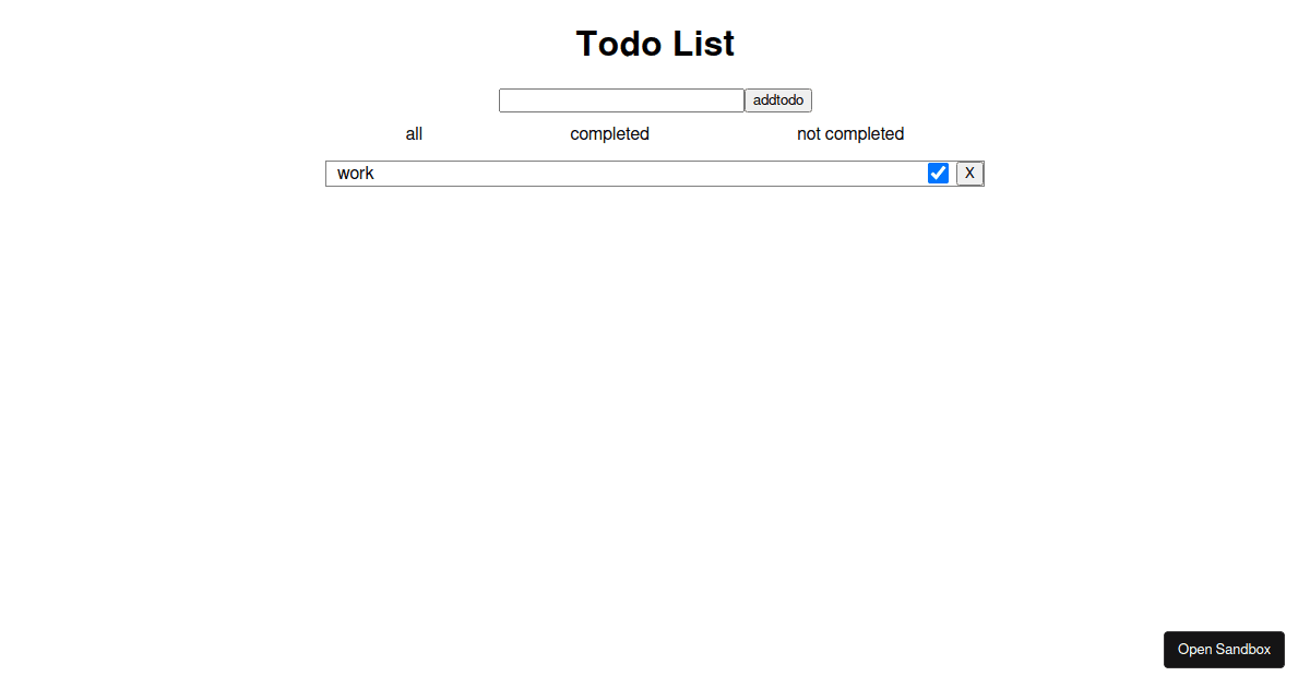 React Redux Ts Codesandbox