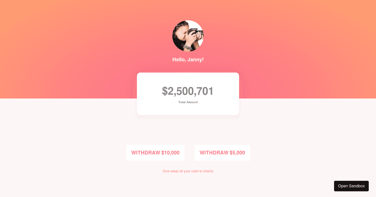 bank-app - Codesandbox