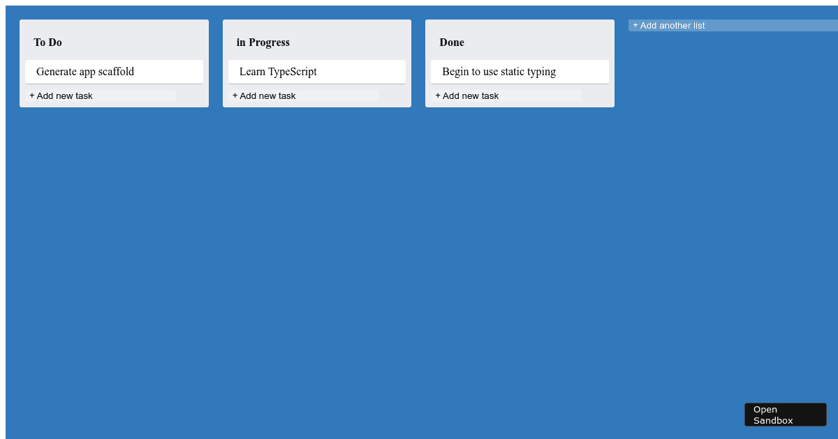 trello - Codesandbox