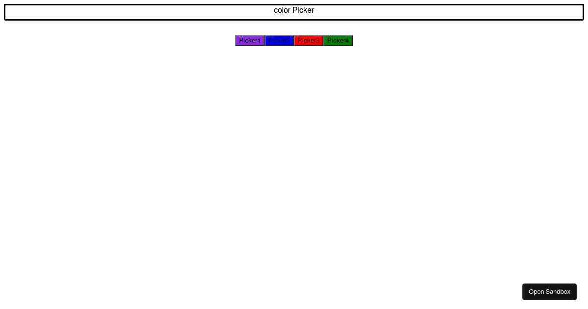 Color-Picker - Codesandbox