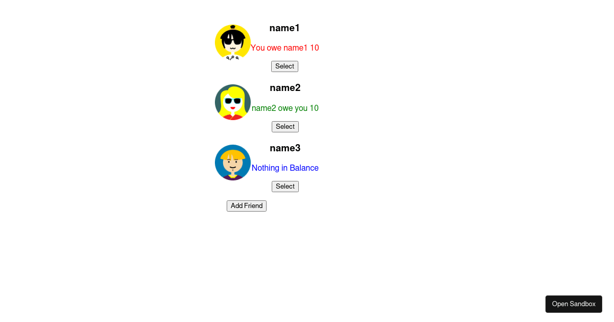 eat-n-split - Codesandbox