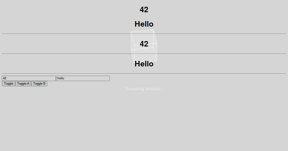 Reactive Context - Codesandbox