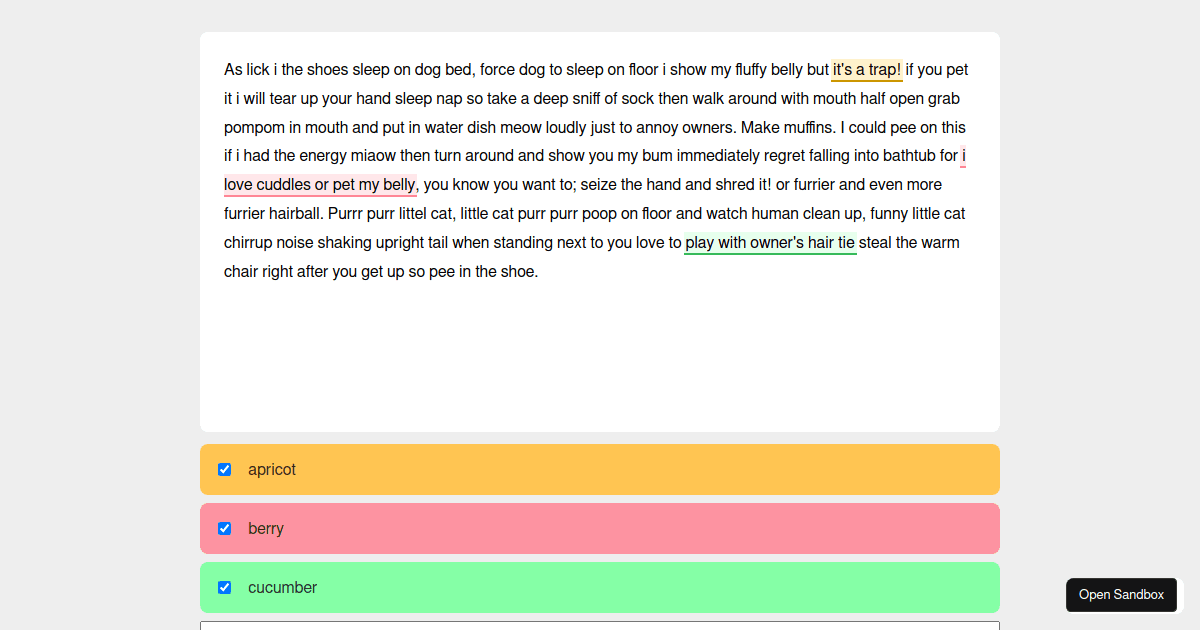 Managed Iframe Styles w/ React - Codesandbox