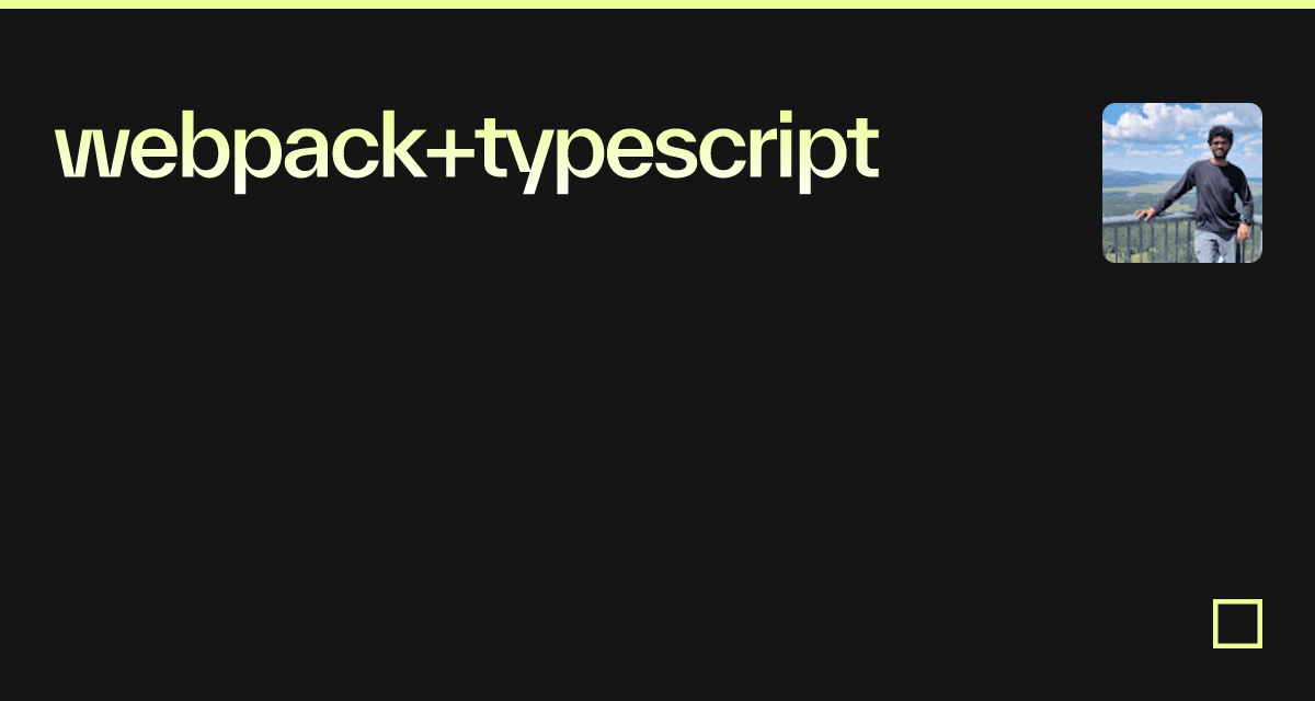 webpack+typescript - Codesandbox webpack+typescript - Codesandbox