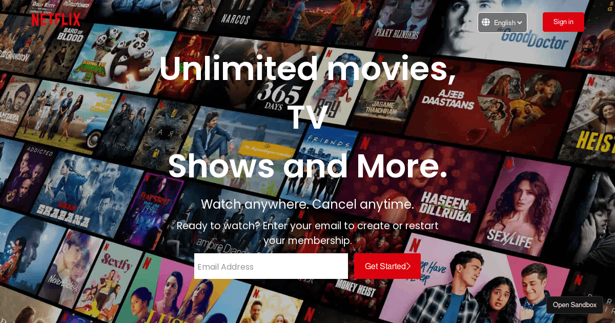 netflix-clone - Codesandbox