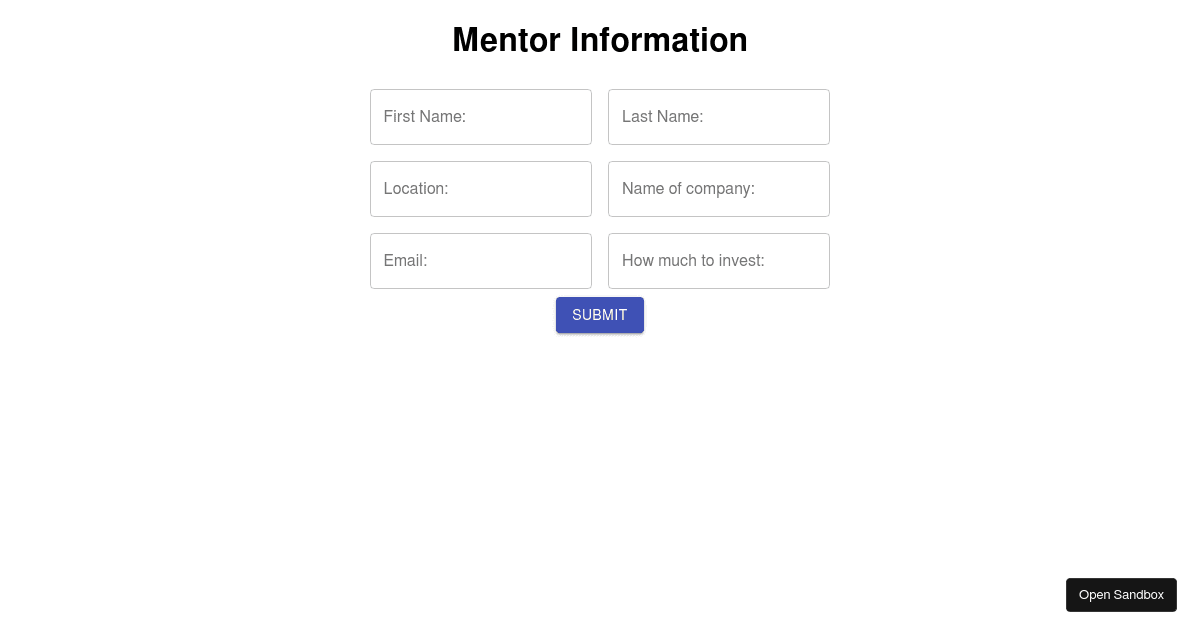 hackathon-project (forked) - Codesandbox
