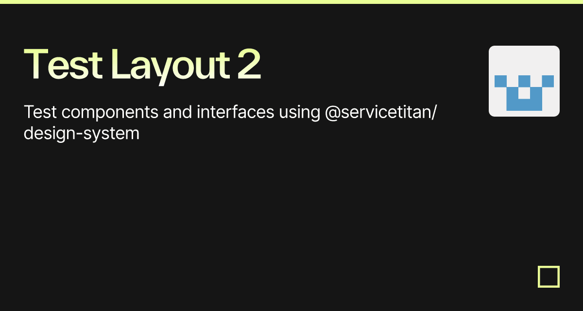 Test Layout 2 - Codesandbox