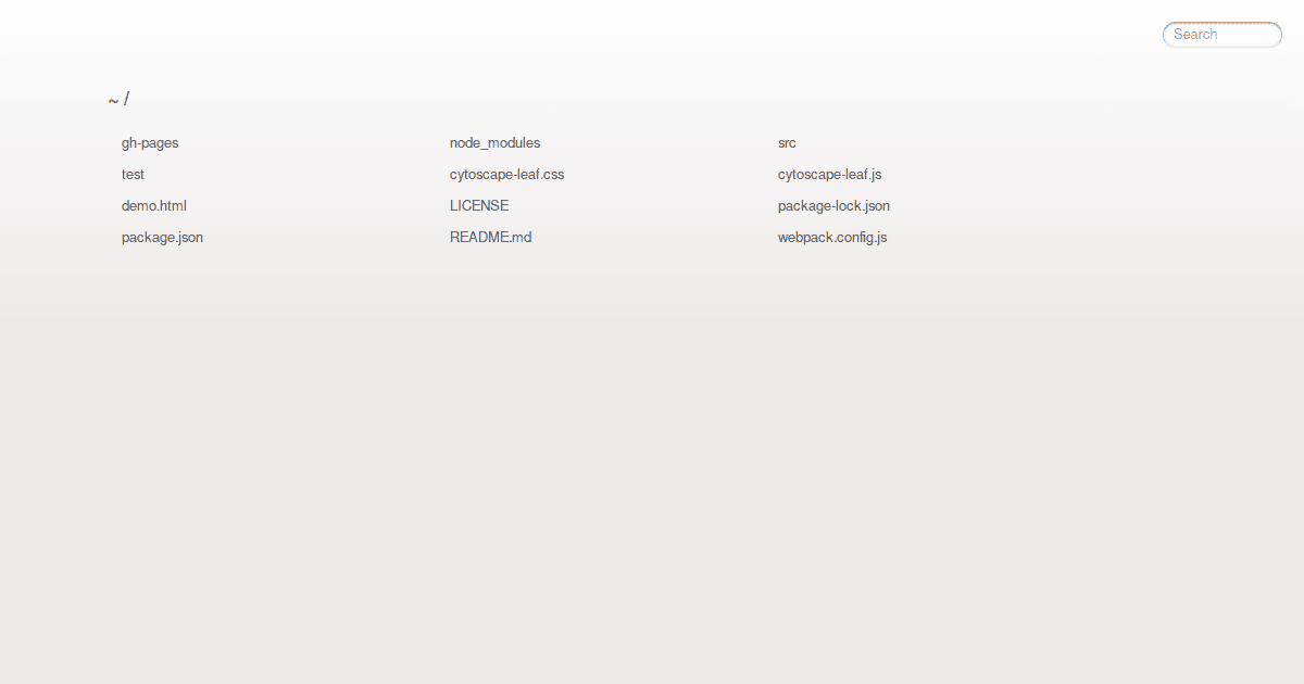 cytoscape-leaf - Codesandbox