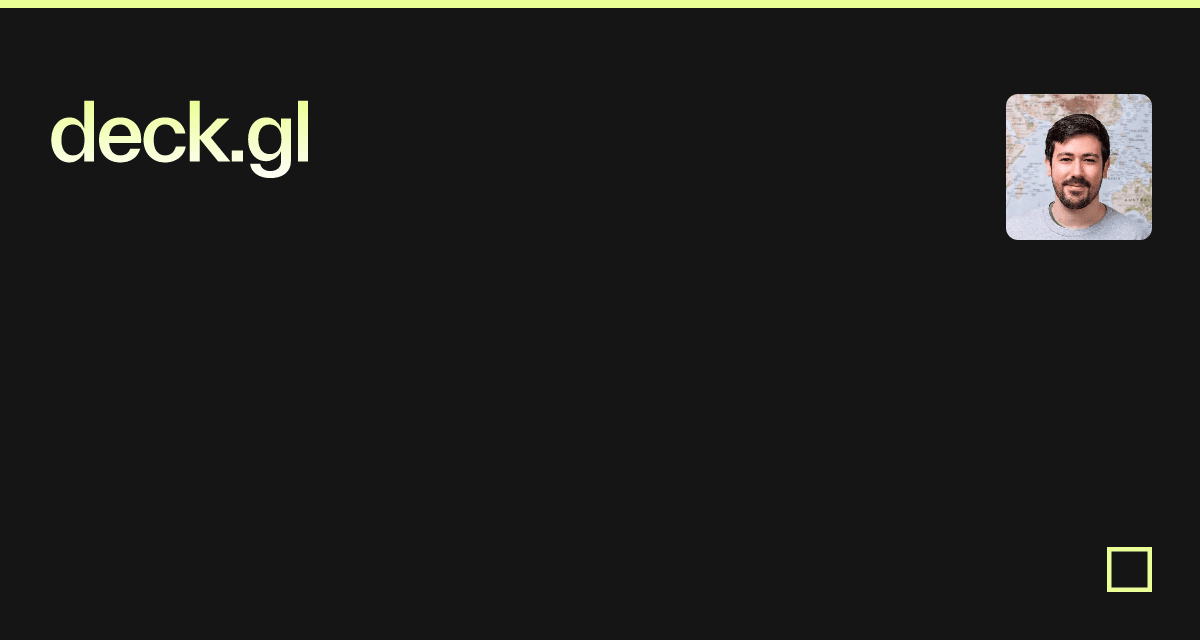 deck.gl - Codesandbox