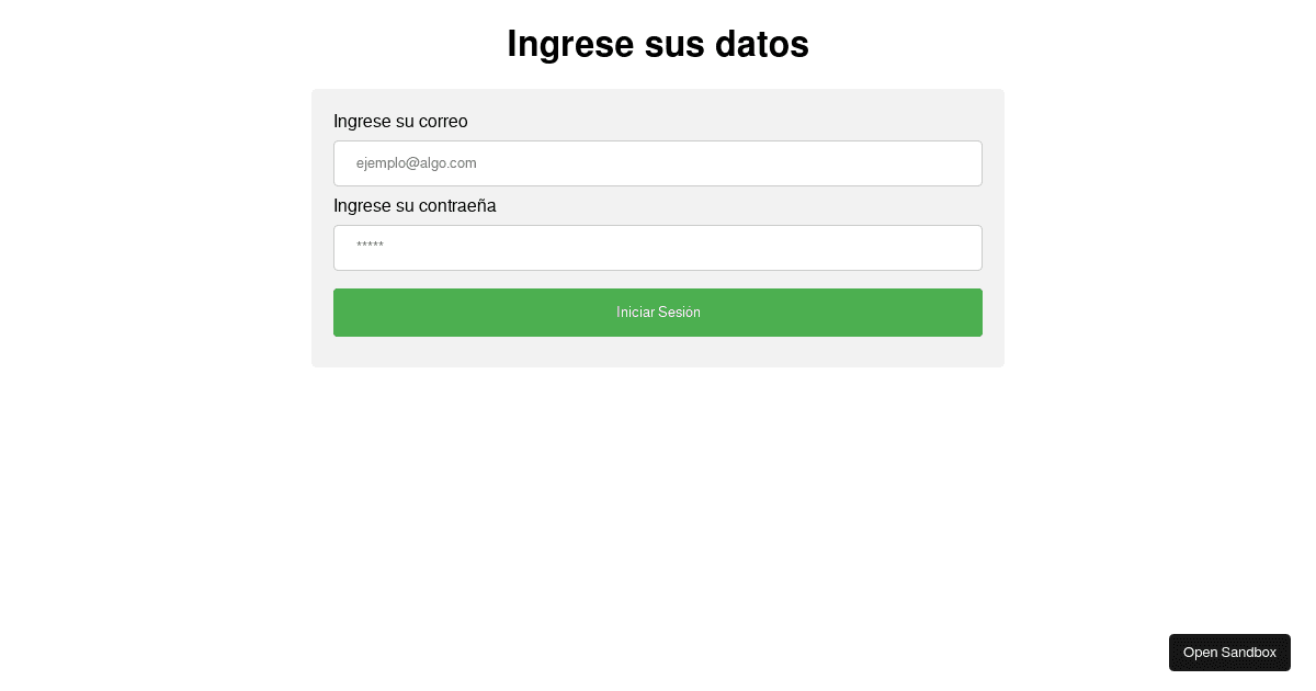 formularios-react - Codesandbox