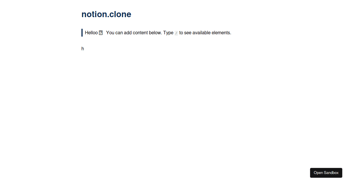 notion-text-editor (forked) - Codesandbox