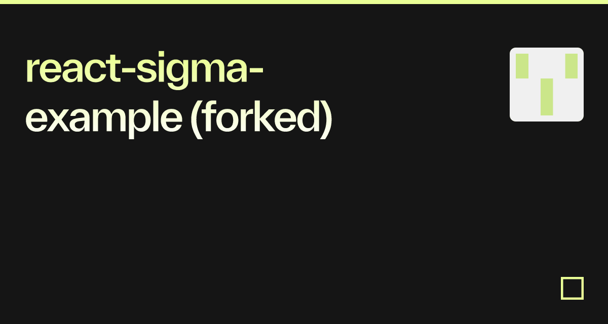 react-sigma-example (forked) - Codesandbox