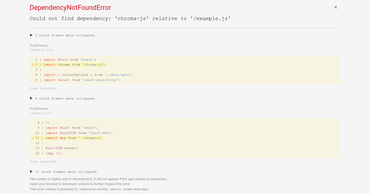 codesandboxer-example - Codesandbox