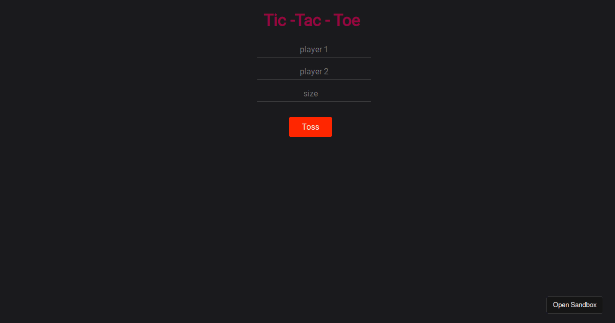 dynamic-tic-tac-toe - Codesandbox