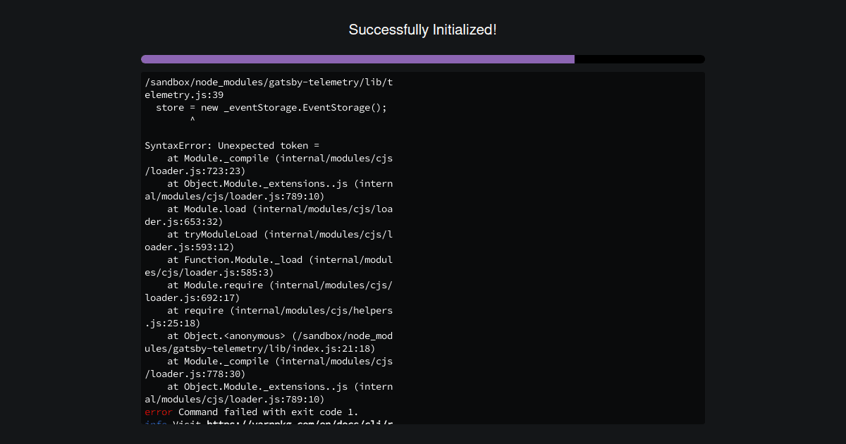 gatsby-starter-default - Codesandbox