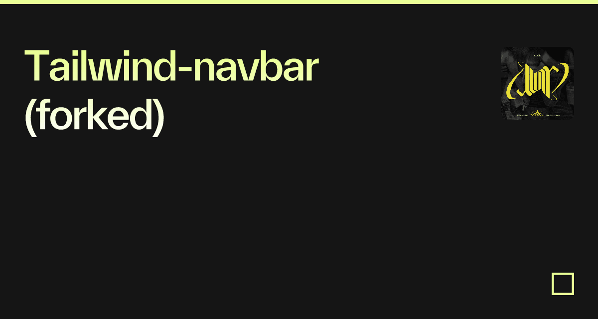 Tailwind-navbar (forked) - Codesandbox