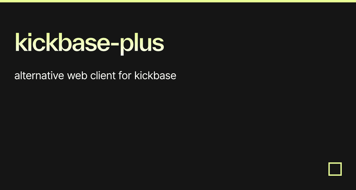 kickbase-plus - Codesandbox
