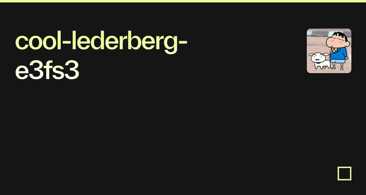 cool-lederberg-e3fs3 - Codesandbox