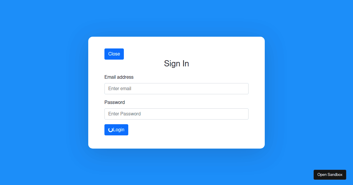 React Bootstrap Sidenav Codesandbox