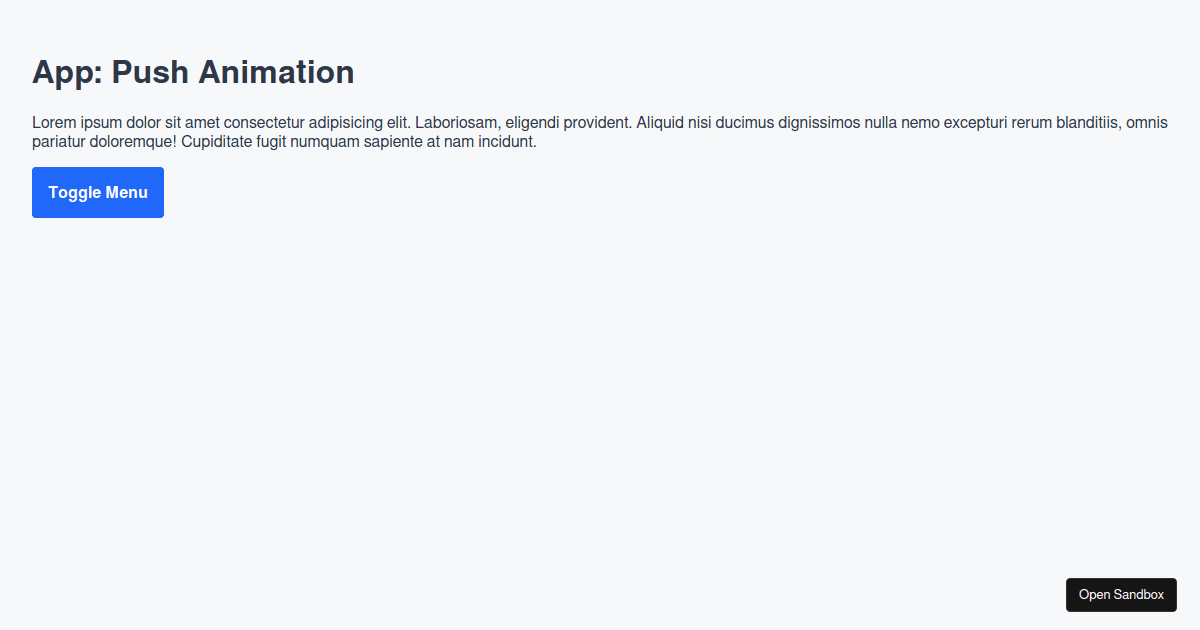 animation-push - Codesandbox