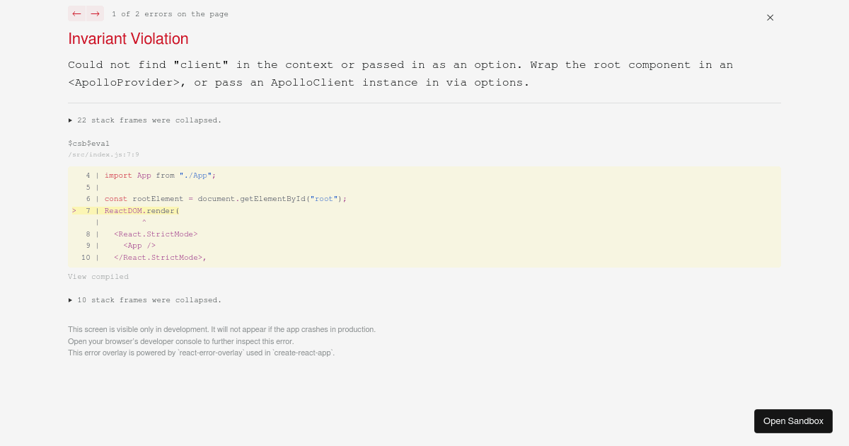 Graphql Mutation Codesandbox 
