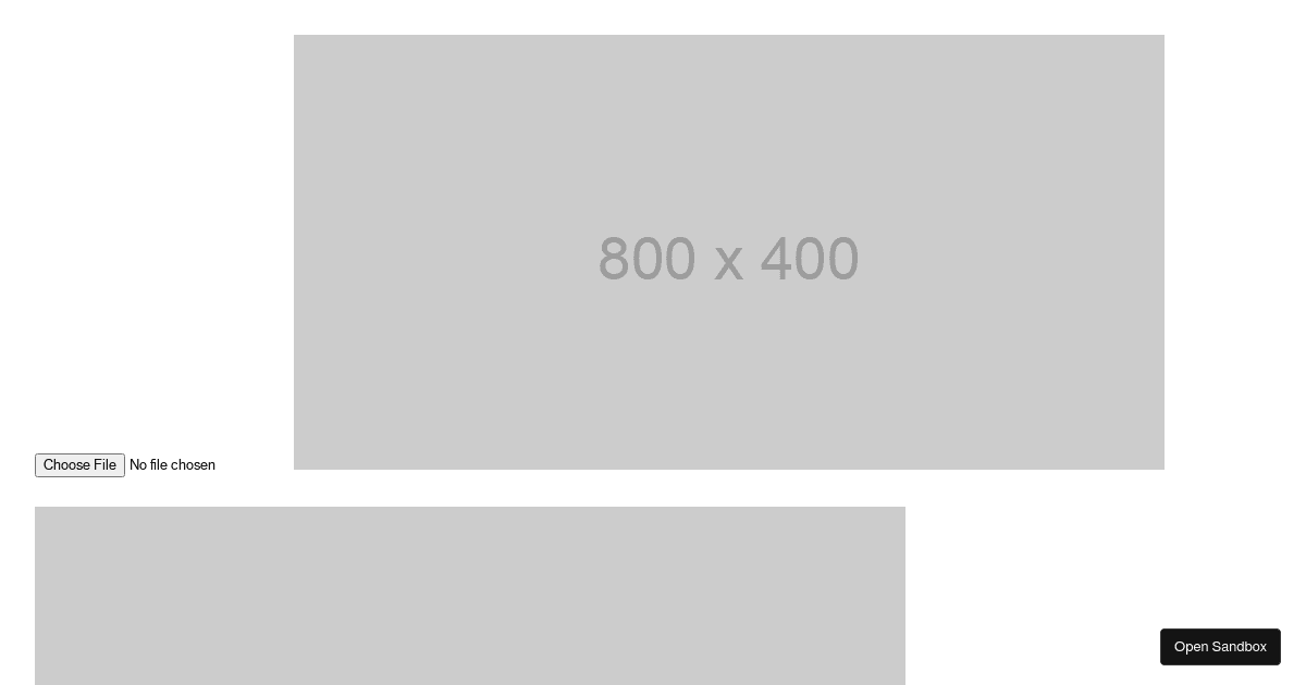 image resize / compressor (forked) - Codesandbox