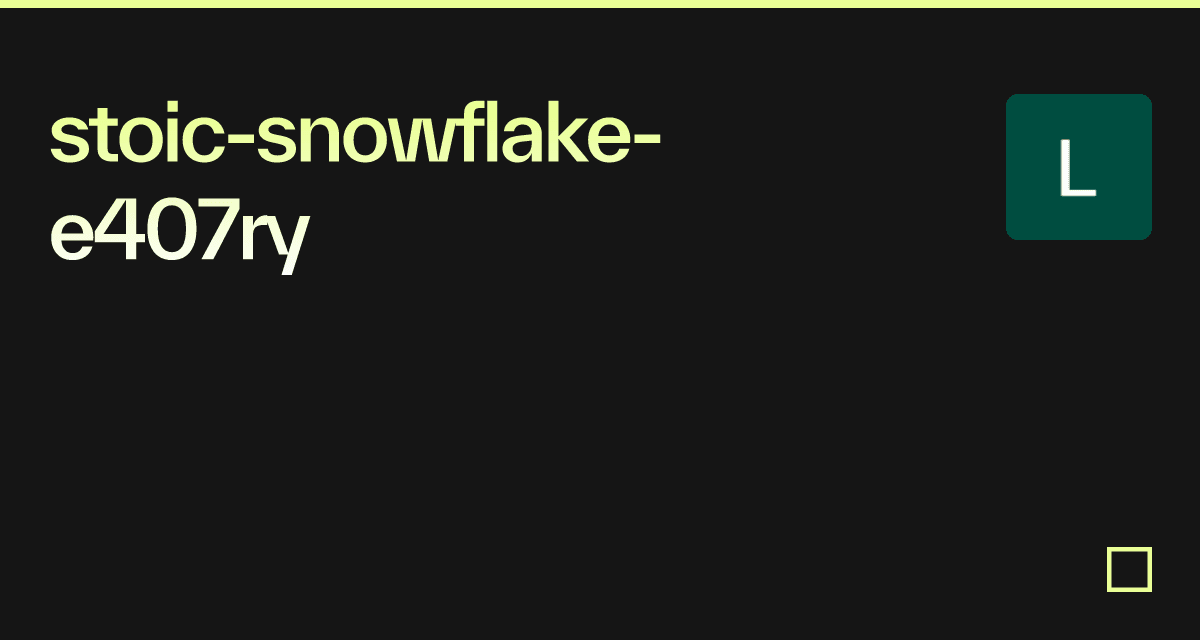stoic-snowflake-e407ry - Codesandbox