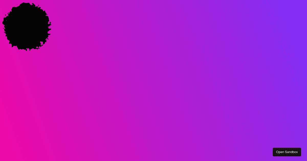 Framer motion Scale SVG feDisplacementMap - Codesandbox