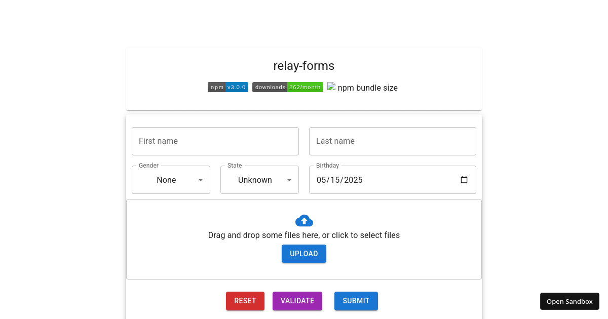 relay-forms-example - Codesandbox