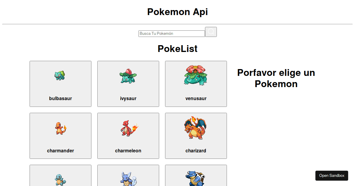 api-pokemon-usestate - Codesandbox