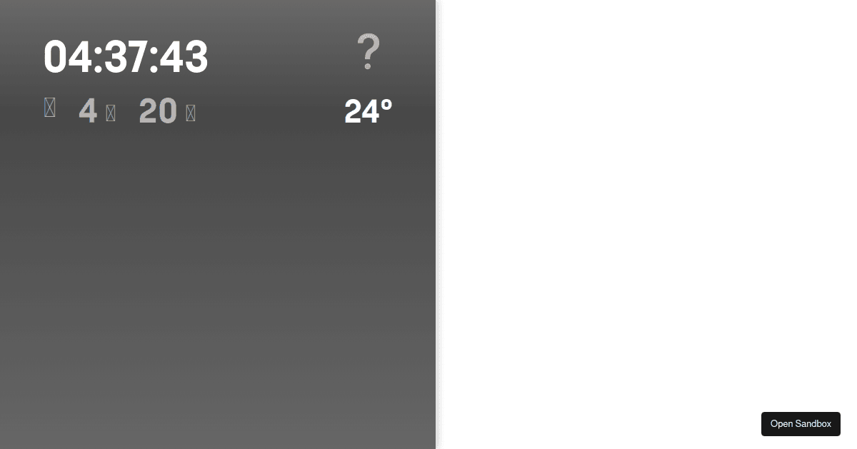 Vue Template - Codesandbox