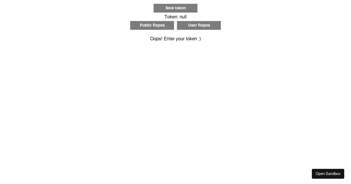 GraphQL-GitHub - Codesandbox