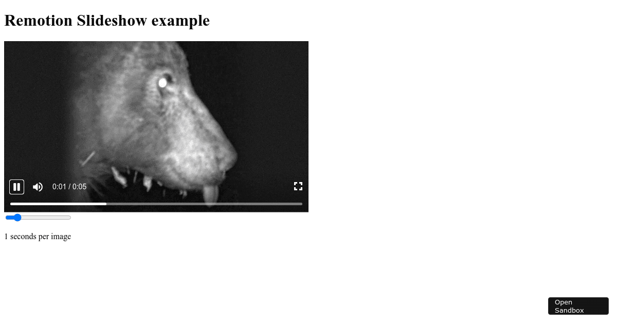 remotion-player-slideshow - Codesandbox