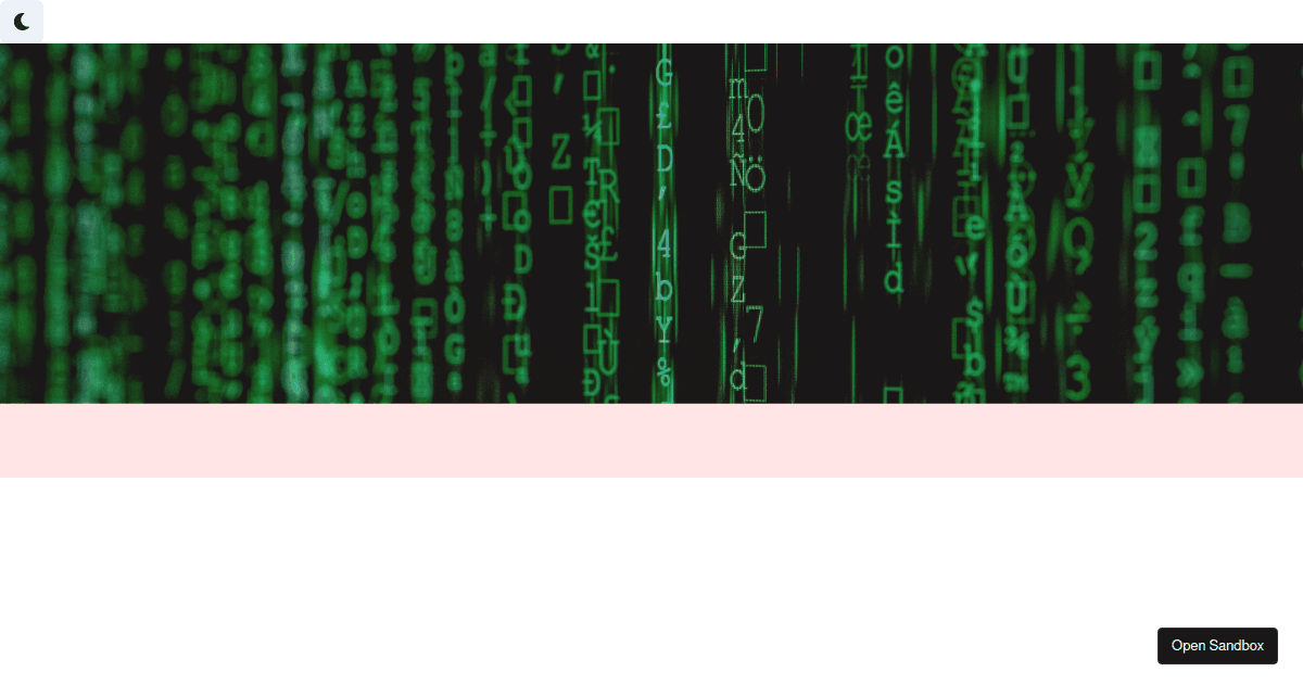 Background image opacity demo - Codesandbox