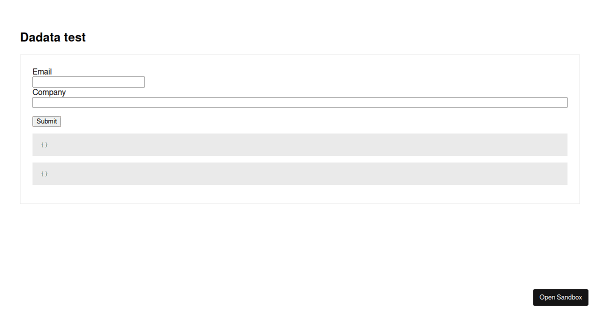 React Final Form W React Dadata Suggestions Initialized Codesandbox