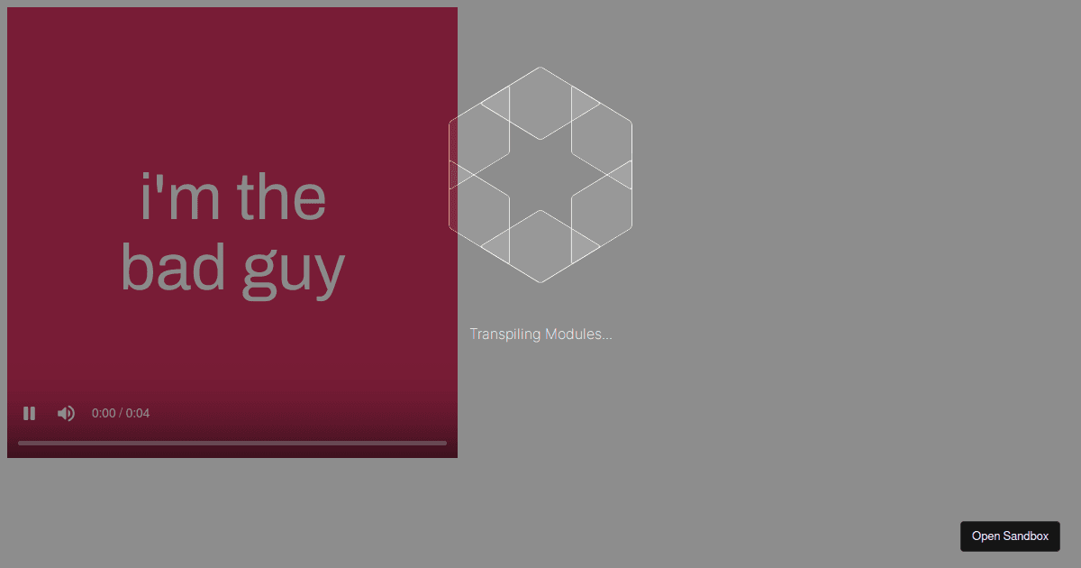 remotion variable fonts - Codesandbox