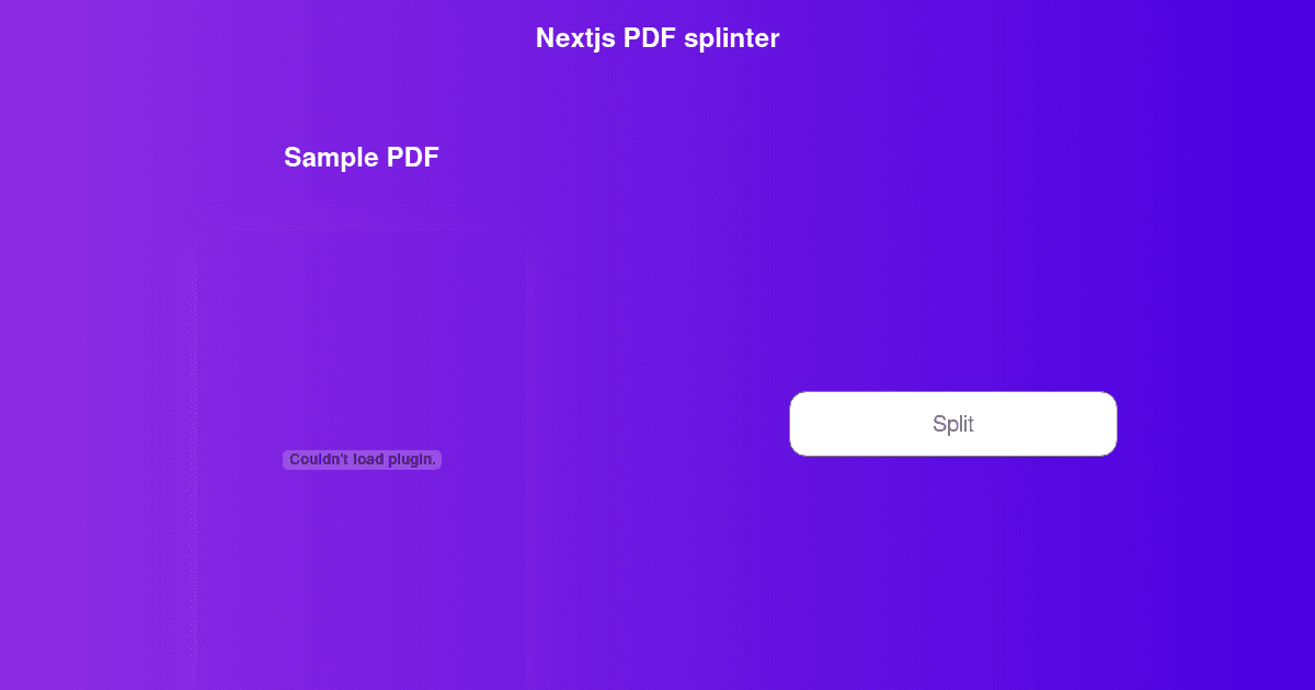 pdf-splinter - Codesandbox
