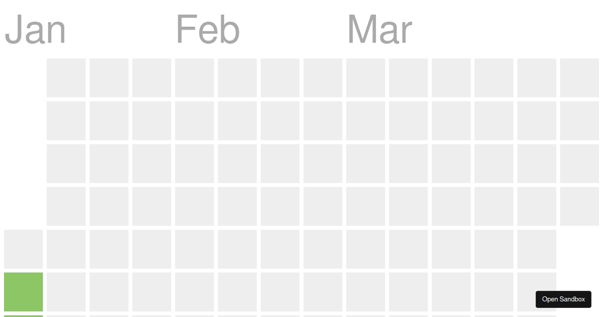calendar - Codesandbox