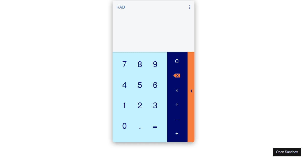 react-calculator - Codesandbox