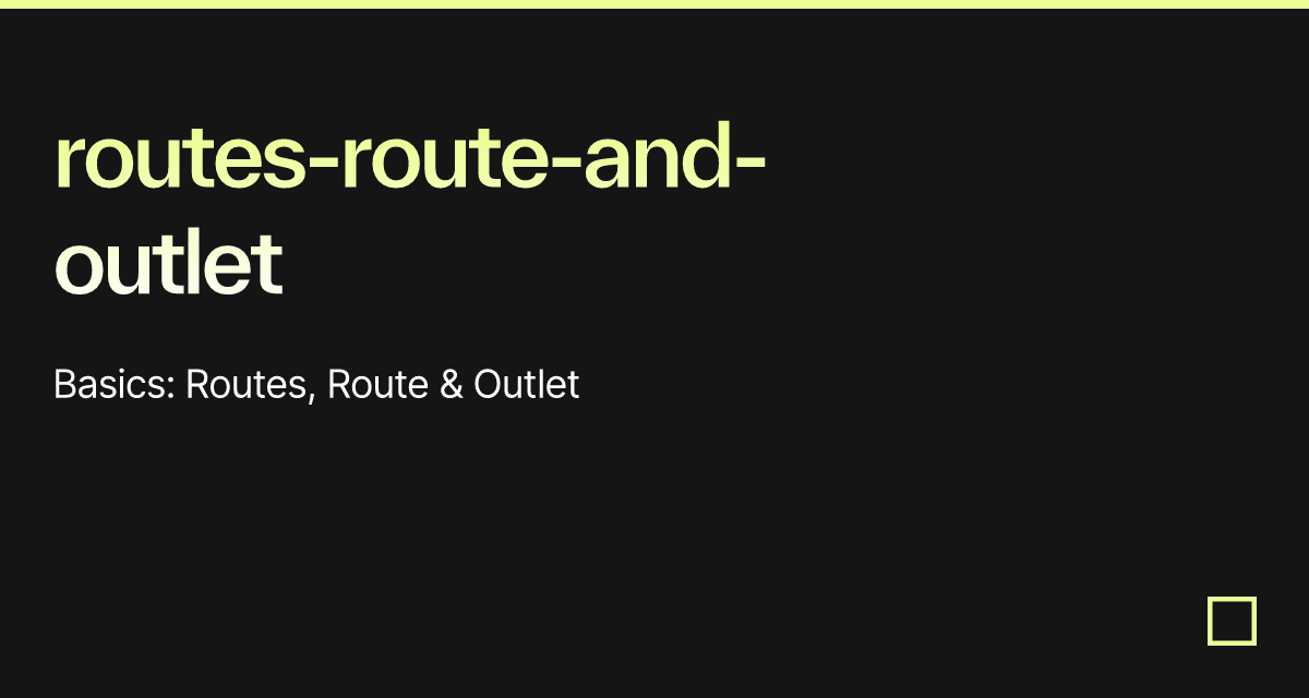 routes-route-and-outlet - Codesandbox